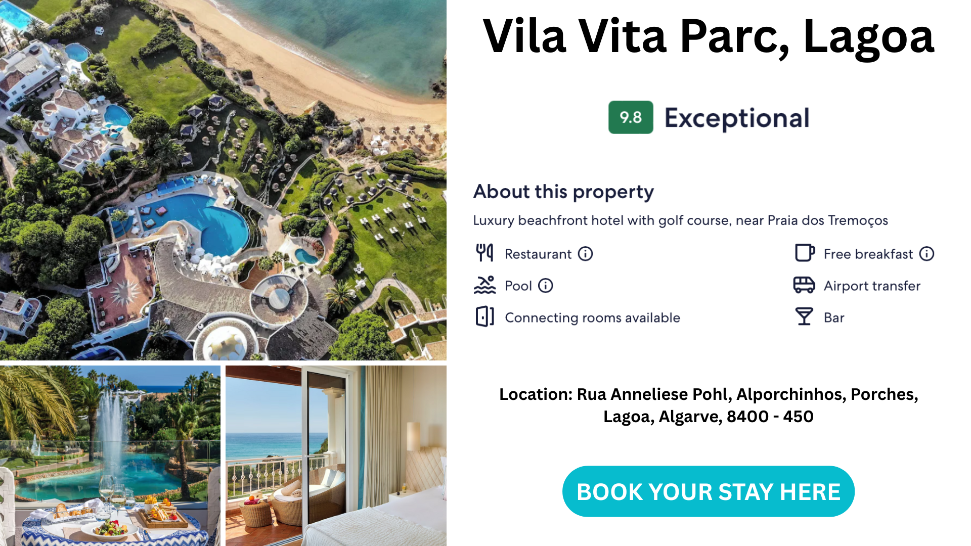 Algarve Hotel & Resorts Beach Vacation Guide