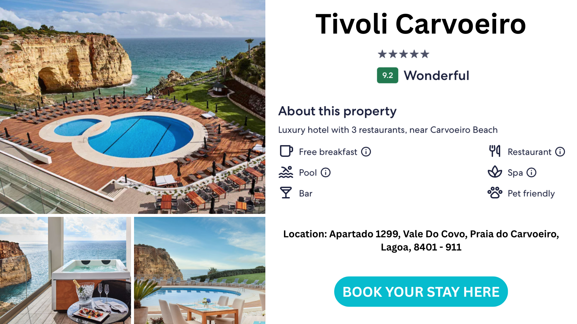 Algarve Hotel & Resorts Beach Vacation Guide